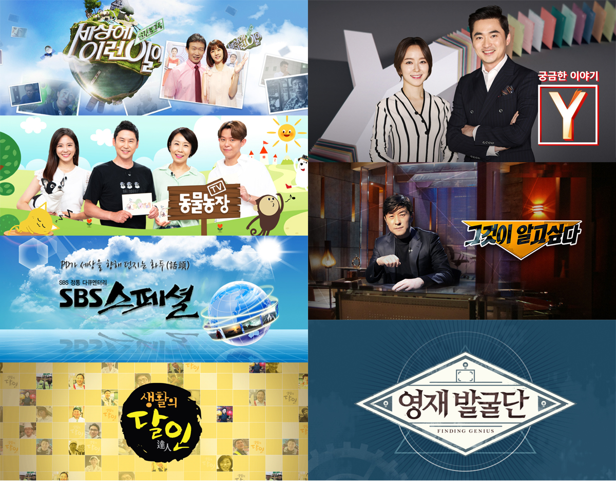 "교양왕국 SBS"..올 해 2049시청률 1위부터 9위까지 휩쓸어 '압도적'