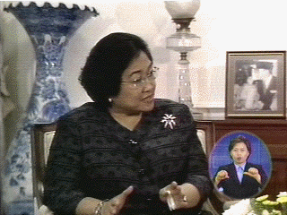 메가와티 대통령, 남북한 동시방문