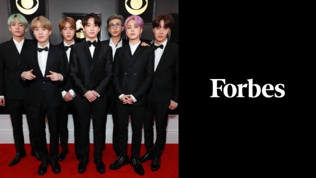 BTS Lands on Forbes' 'The World's Highest-Paid Celebrities' List