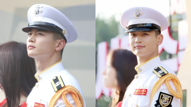 SHINee MINHO Channels His Inner Prince Charming at Recent Marine Event