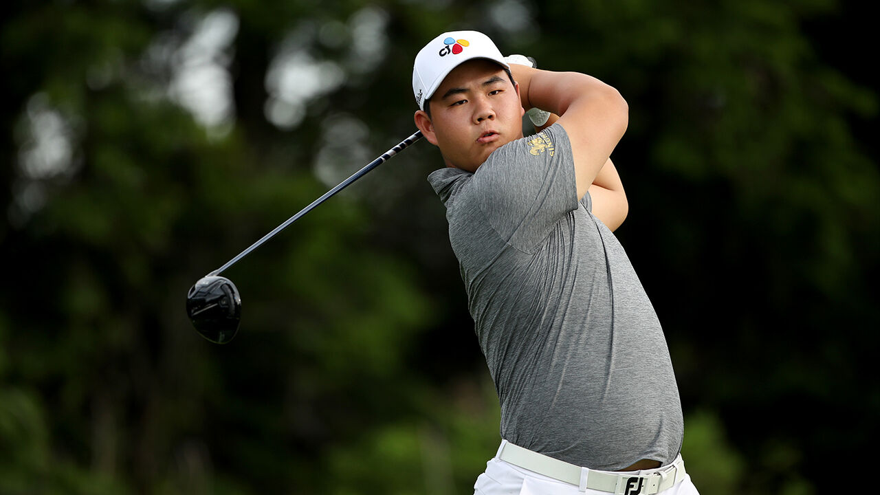 19세 김주형, KPGA 어바인오픈 1R 공동선두