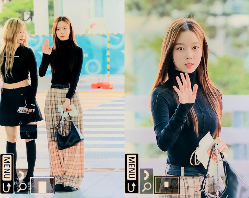 [SBS Star] aespa WINTER Gives Handwritten Letters to Fans at the Airport