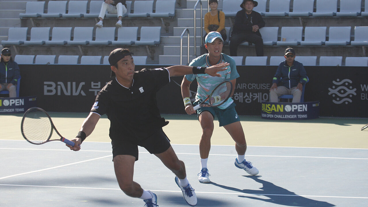 송민규-남지성, 부산오픈 챌린저 테니스 복식 결승 진출