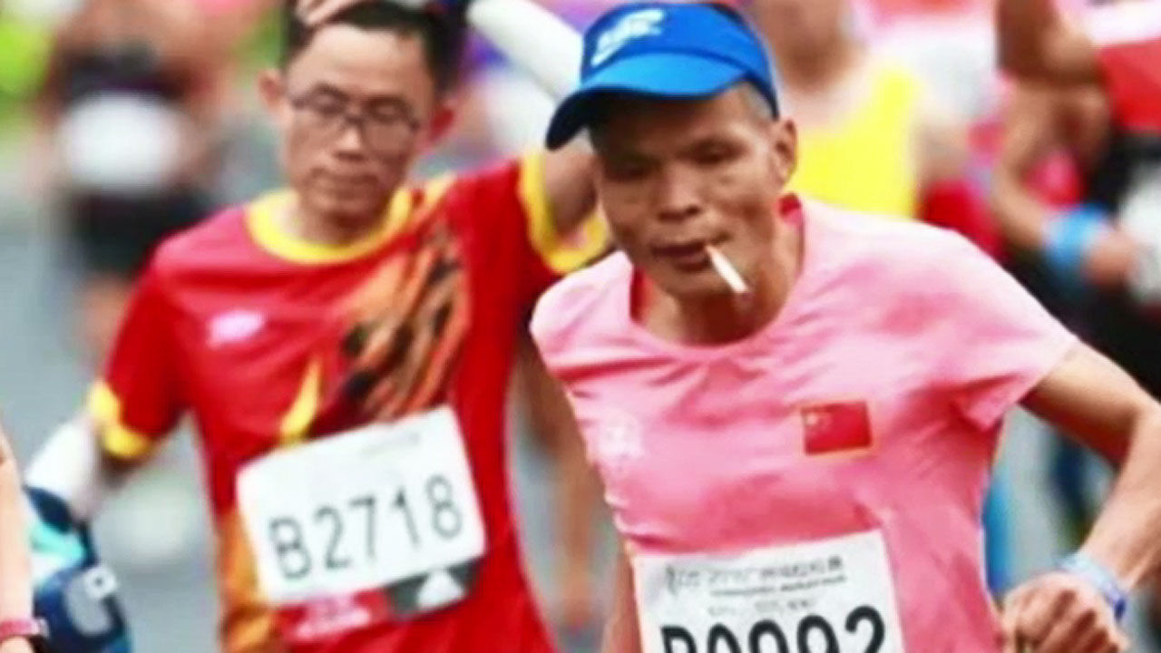 Chain Smoking Throughout 42 195km Chinese Marathon Runner s Reverse Ranking Teller Report