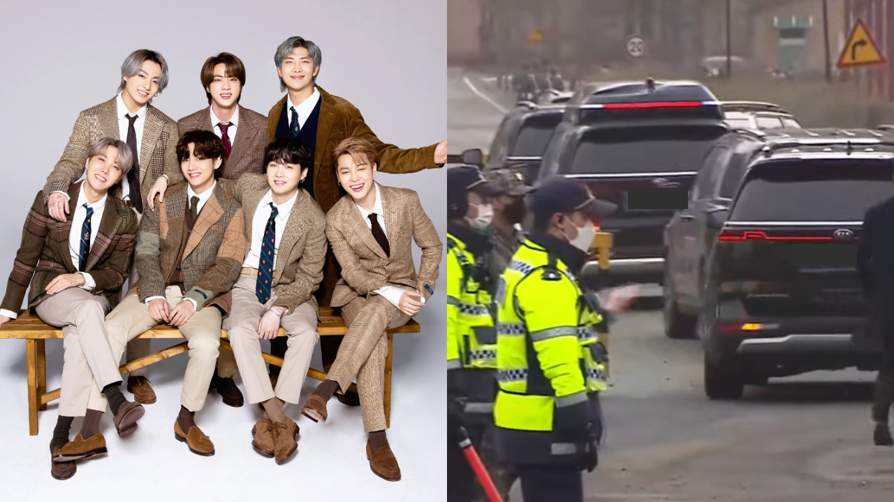 [SBS Star] BTS JIN Officially Starts His Military Service; Members Bid ...