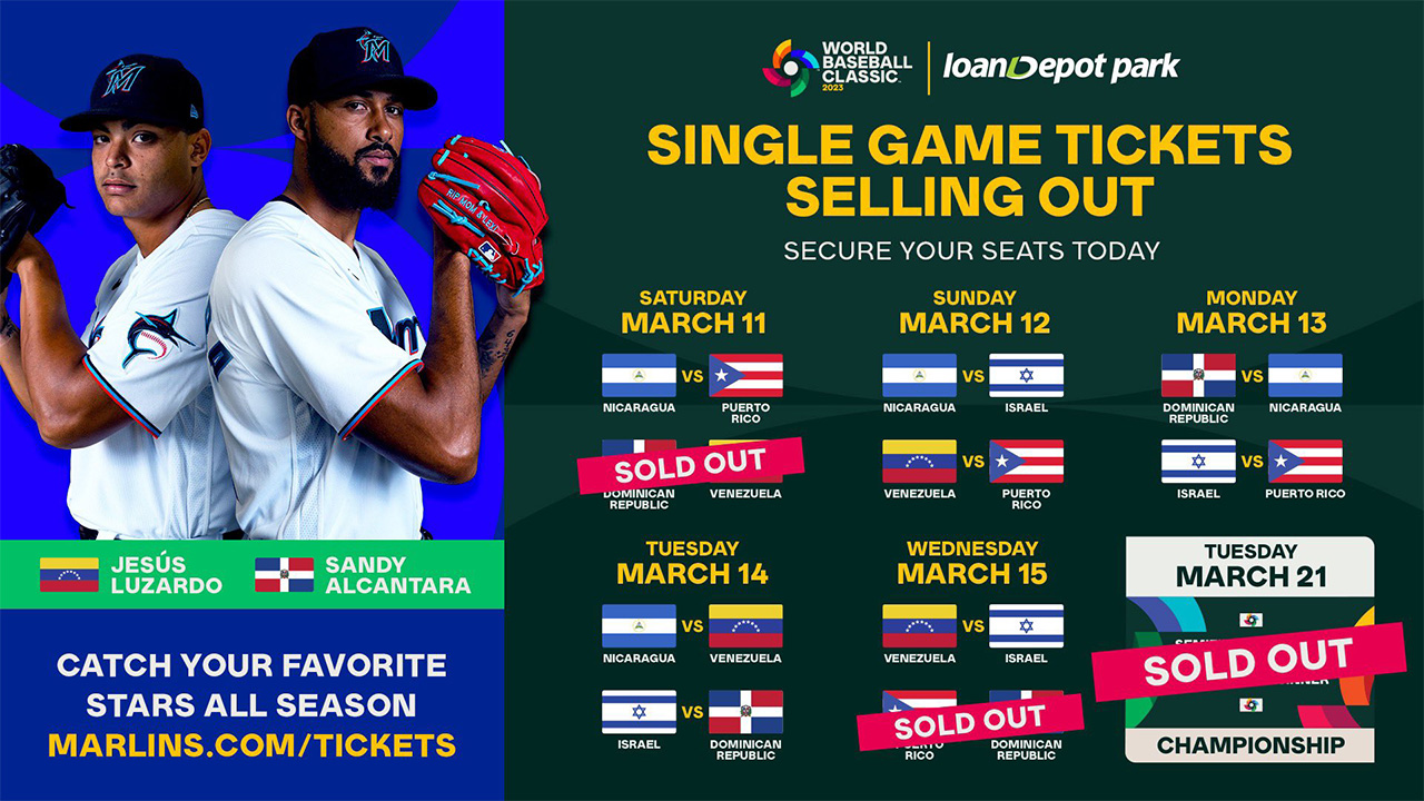 WBC 결승전 입장권, 예매 첫날 매진