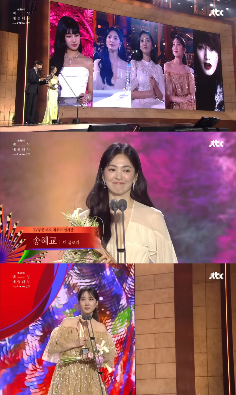 [SBS Star] VIDEO: Park Eun Bin Fangirls Over Song Hye Kyo at an Awards ...