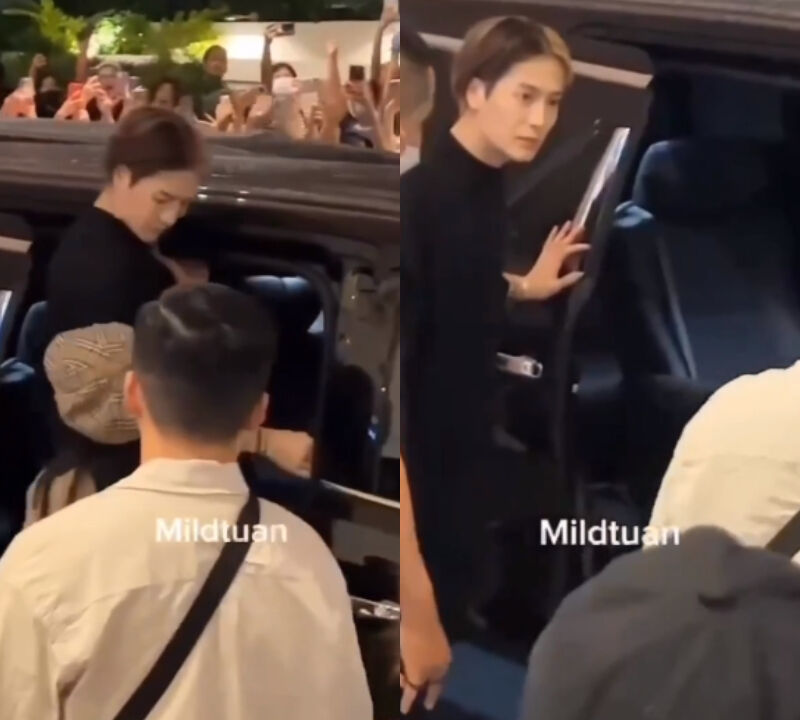 [SBS Star] VIDEO: GOT7 JACKSON Gets Surprised After a Fan Grabs Him Out of His Van