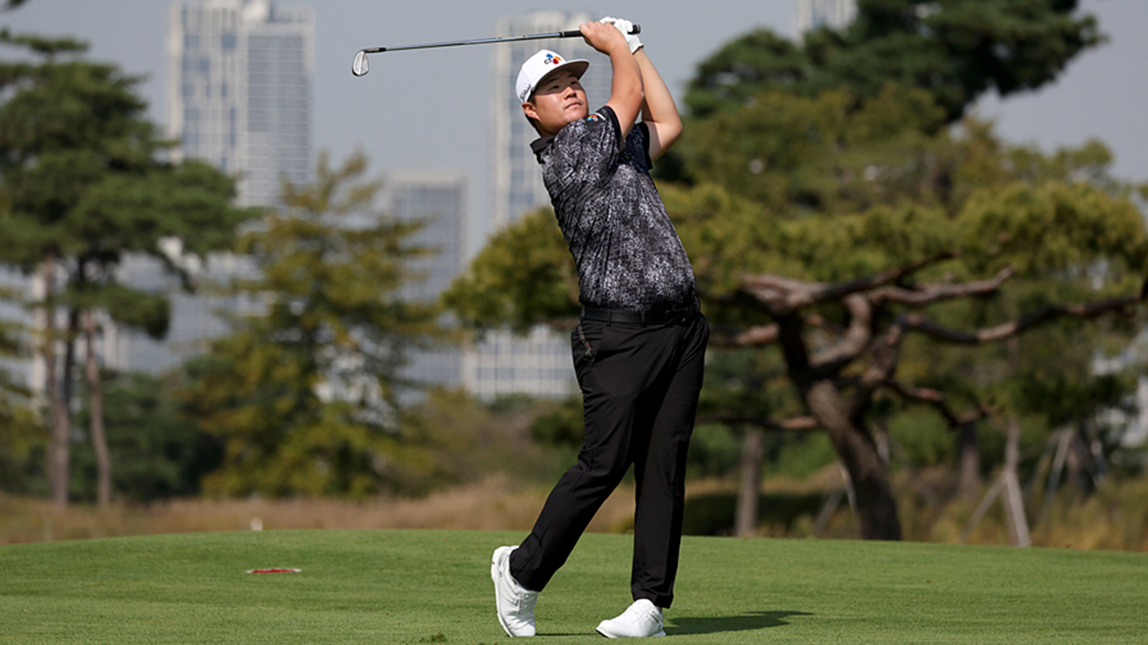KPGA 제네시스 챔피언십 1R 선두 임성재 "잘 맞을 때 스윙으로 수정"
