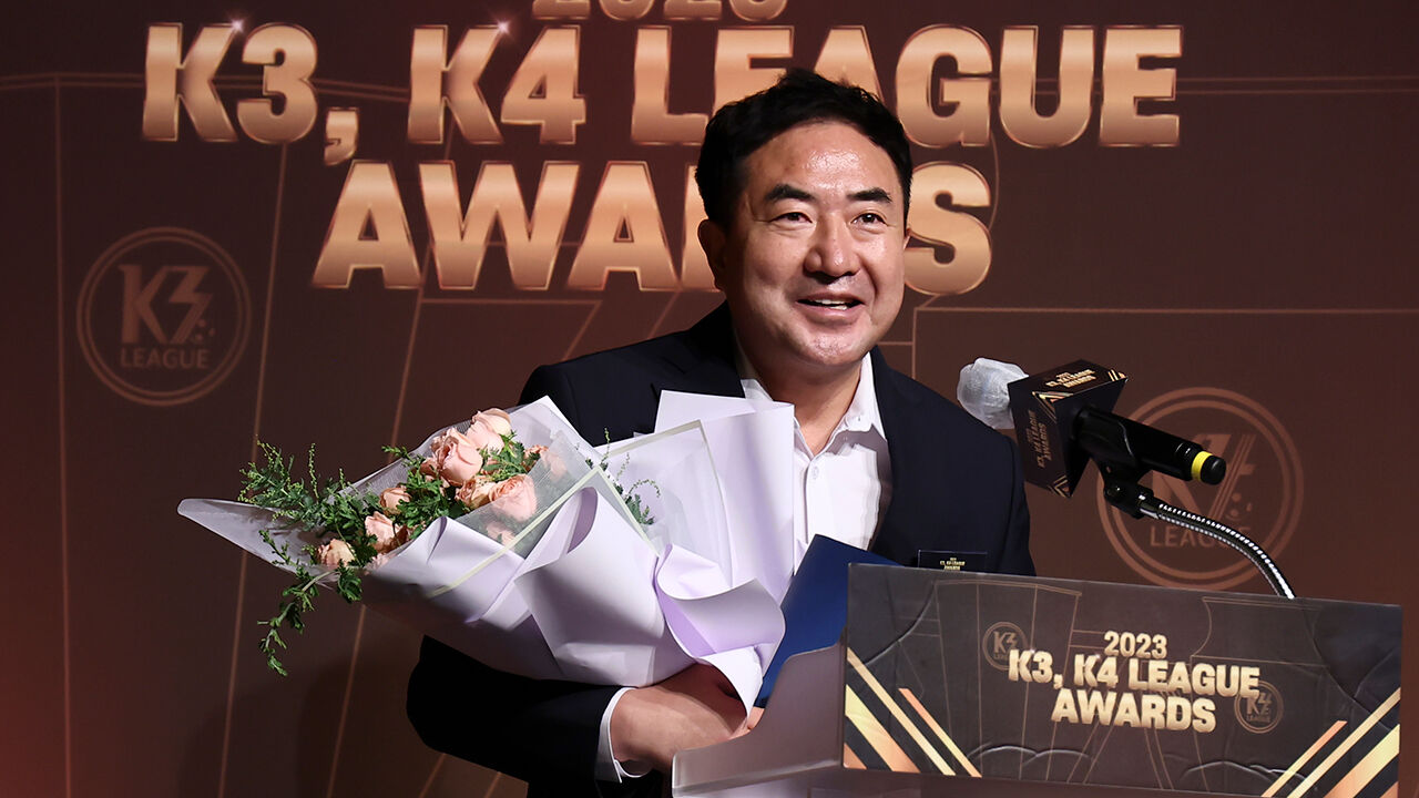 축구 K3리그 최우수지도자에 강철 감독…MVP 제갈재민