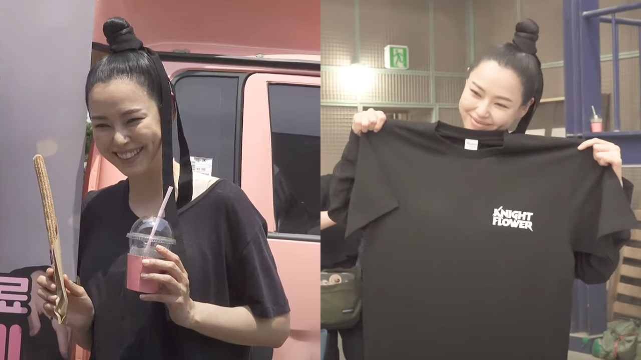 [SBS Star] Lee Hanee Sports a Happy Smile After Receiving a Special ...