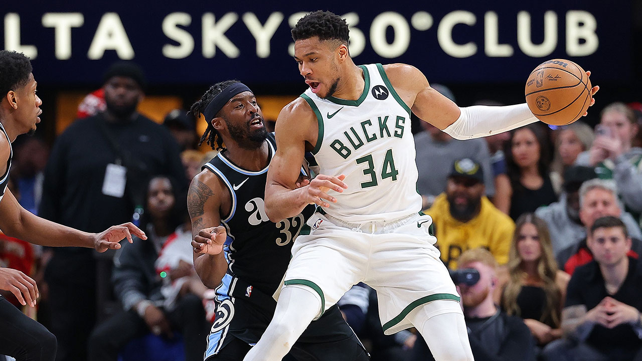 NBA '아데토쿤보 36점' 밀워키, 애틀랜타 5연승 저지…2연패 탈출