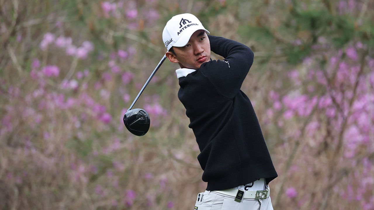 김찬우·윤상필, KPGA DB손보 오픈 2R 공동 선두