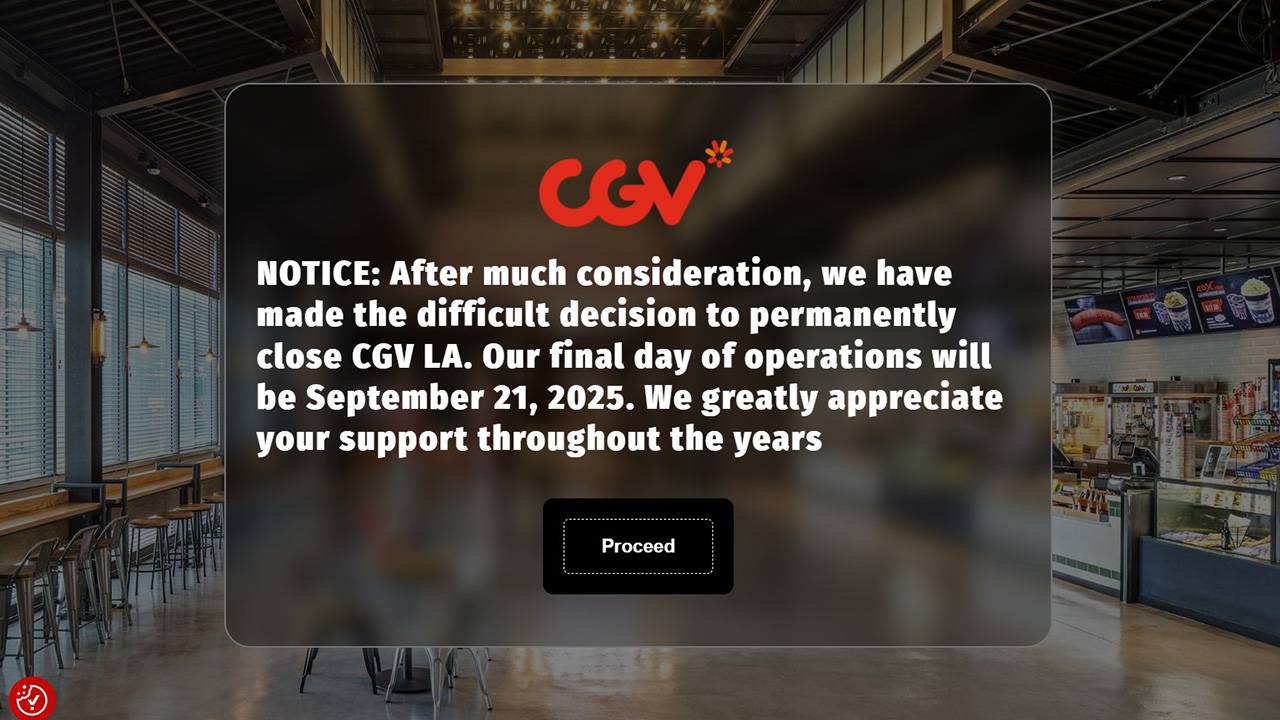 CGV 미국 사업 15년 만에 철수…LA 지점 21일 영업 종료