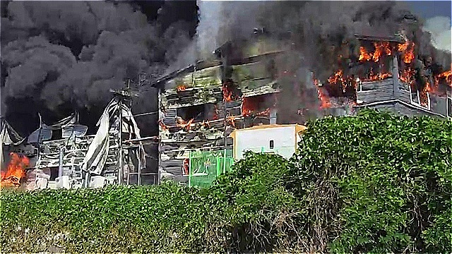 Fire Breaks Out at Cleaning Factory in Yongin, Gyeonggi Province; Fire ...
