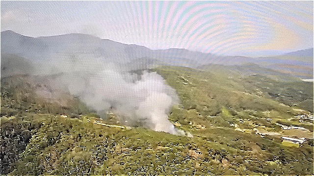 Forest Fire in Jinju, Gyeongnam Extinguished in About 1 Hour and 30 Minutes