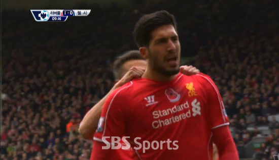 SBS Golf 뉴스 : 전체 뉴스 : [리버풀 첼시 영상] 'EPL 데뷔골' 리버풀 엠레 찬, 중거리슛으로 선제골 : SBS Golf