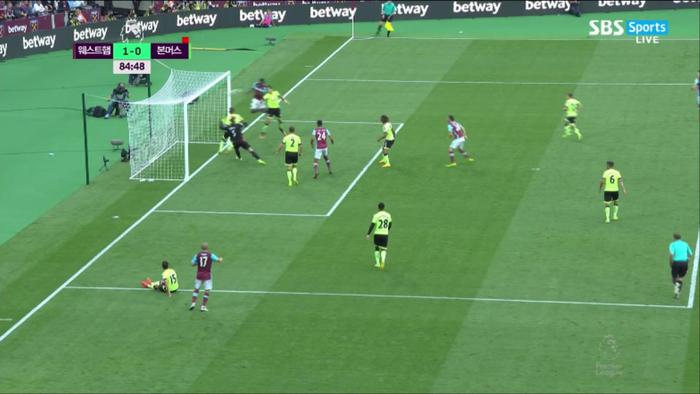 SBS 스포츠 골프 뉴스 : 전체뉴스 : [EPL] '안토니오 결승골' 웨스트햄, 본머스 1-0 꺾고 리그 첫 승 : SBS