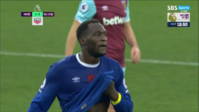 SBS 스포츠 골프 뉴스 : 전체뉴스 : [EPL] '루카쿠 1G 1AS' 에버튼, 홈에서 웨스트햄 2-0 제압 : SBS