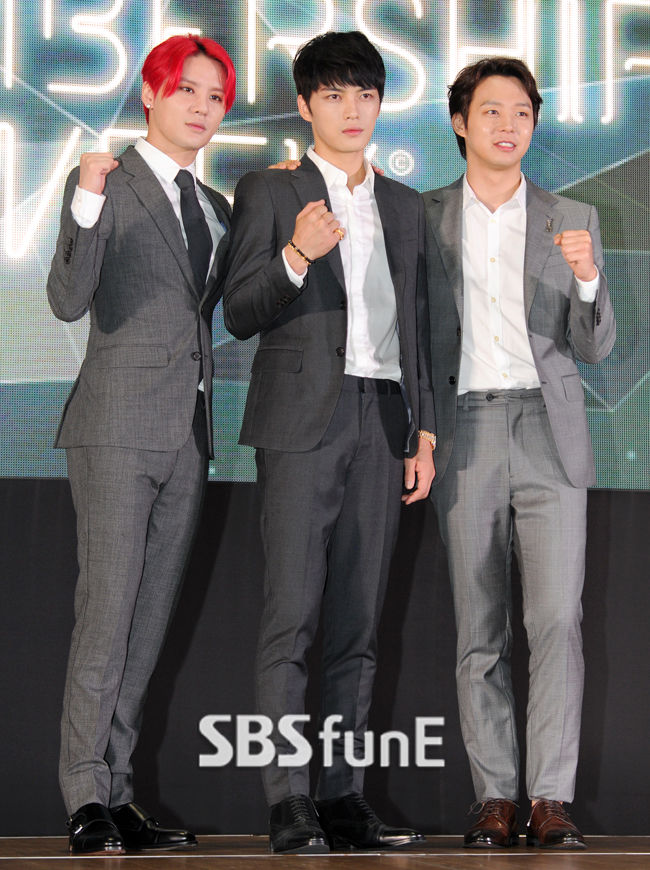 [E포토]JYJ, 완전체로 오랜만에 한자리