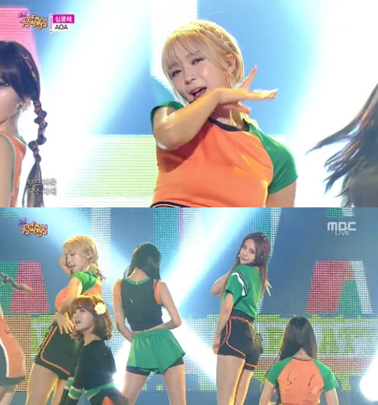 '음악중심' AOA, 아쉬운 굿바이 무대…'아직도 심쿵한데 마지막이라니'