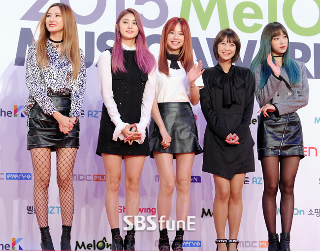 [E포토]EXID,2015 MMA 우리가 빠질 수 없죠∼