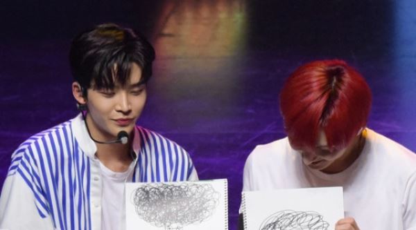 [BOF포토]SF9 로운-주호, 그림 속 주인공은 누구?