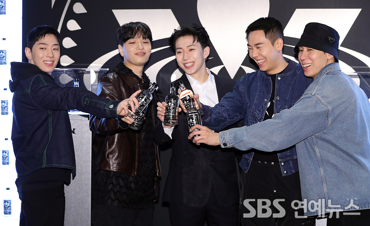 [E포토] 그레이-쌈디-박재범-로꼬-펌킨, 'AOMG를 위하여'