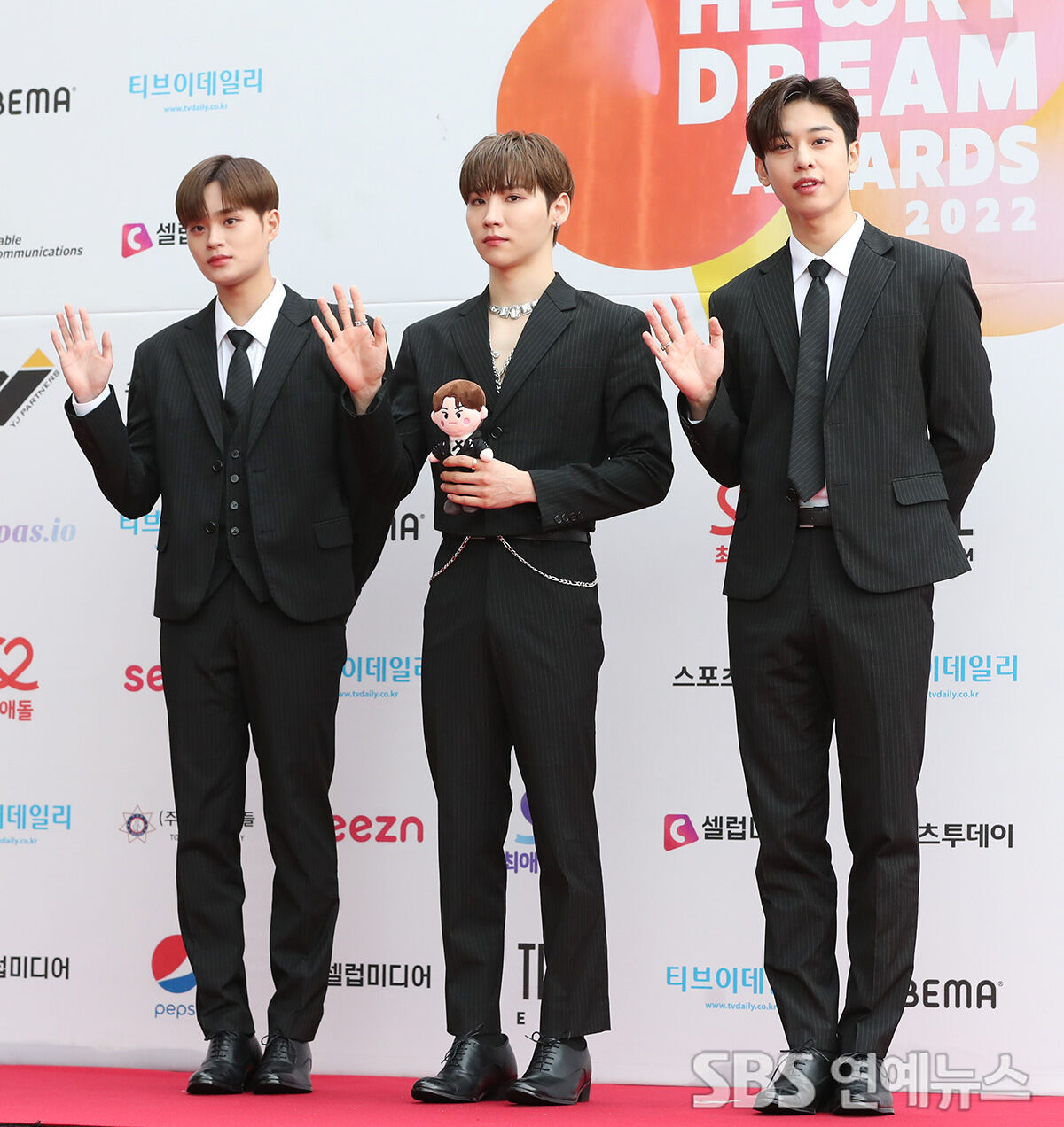 [E포토] AB6IX, '오늘은 세명만 왔어요'