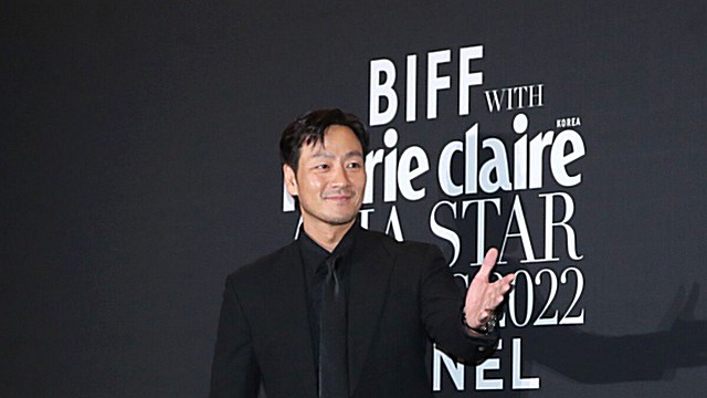 [27th BIFF] 박해수, '남자는 역시 올블랙'