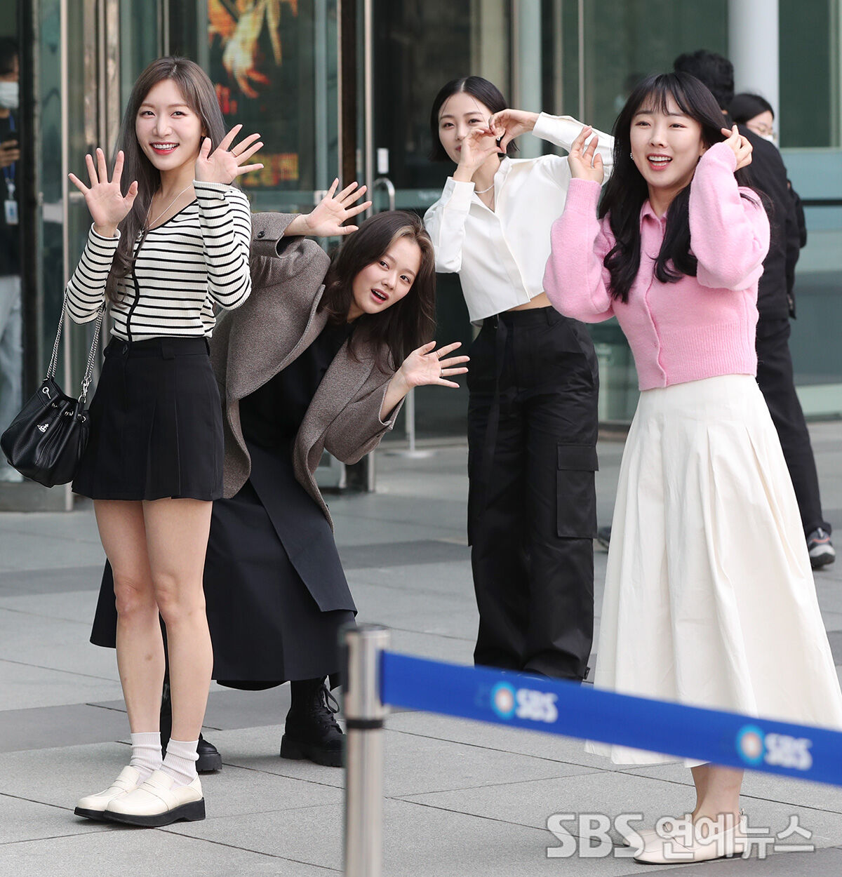 [E포토] WSG워너비 가야G, '소녀들의 유쾌한 출근길'