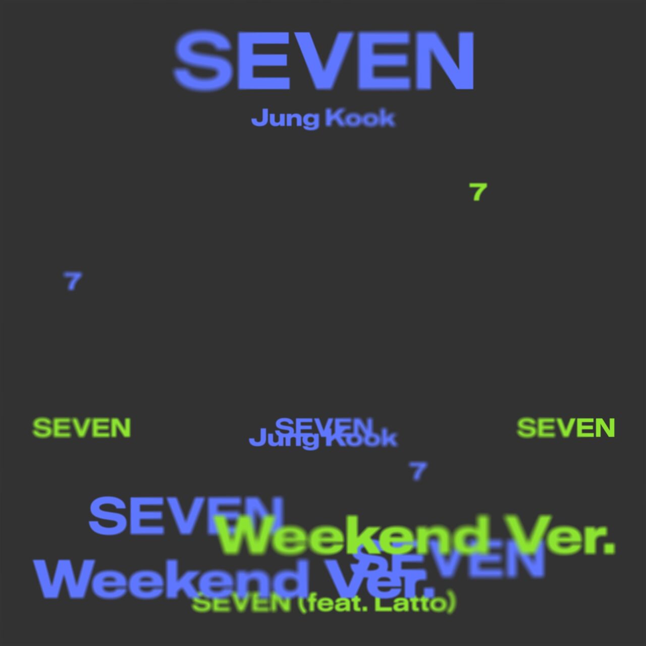 정국과 함께 보내는 일주일…'Seven' Weekday Ver. 이어 Weekend Ver. 리믹스 추가 공개