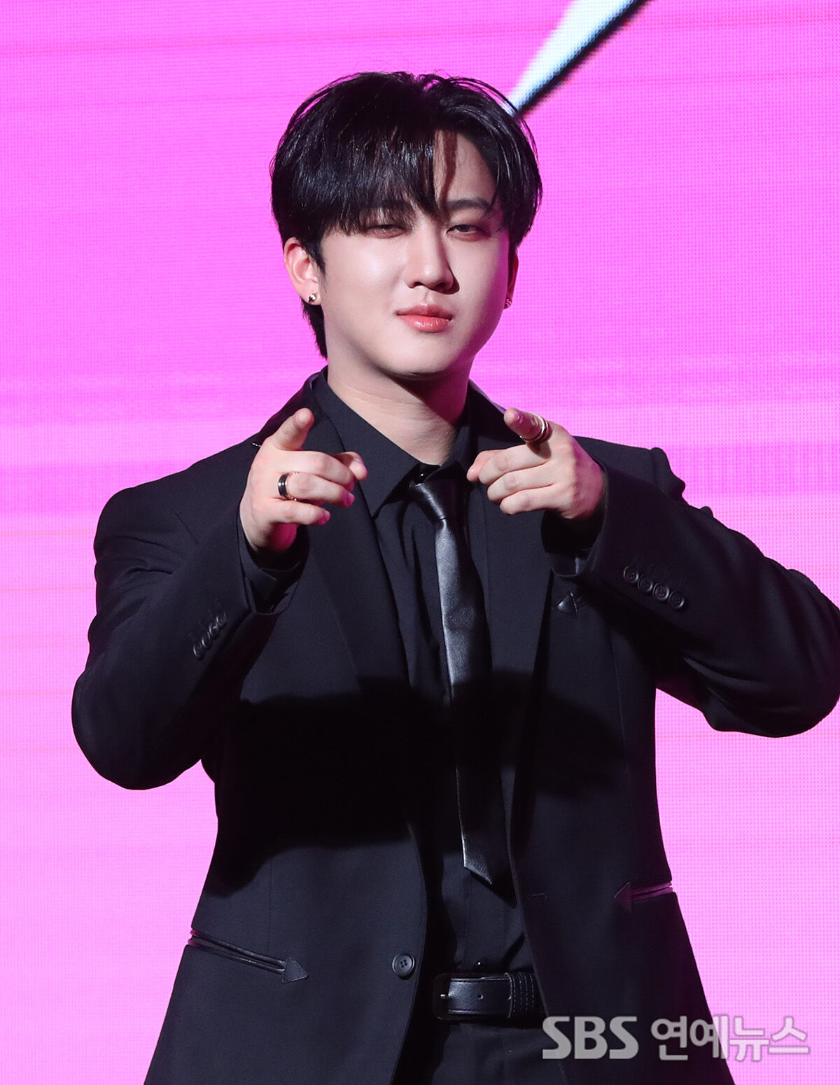 [e포토] 스트레이 키즈 창빈 예능감 넘치는 락스타