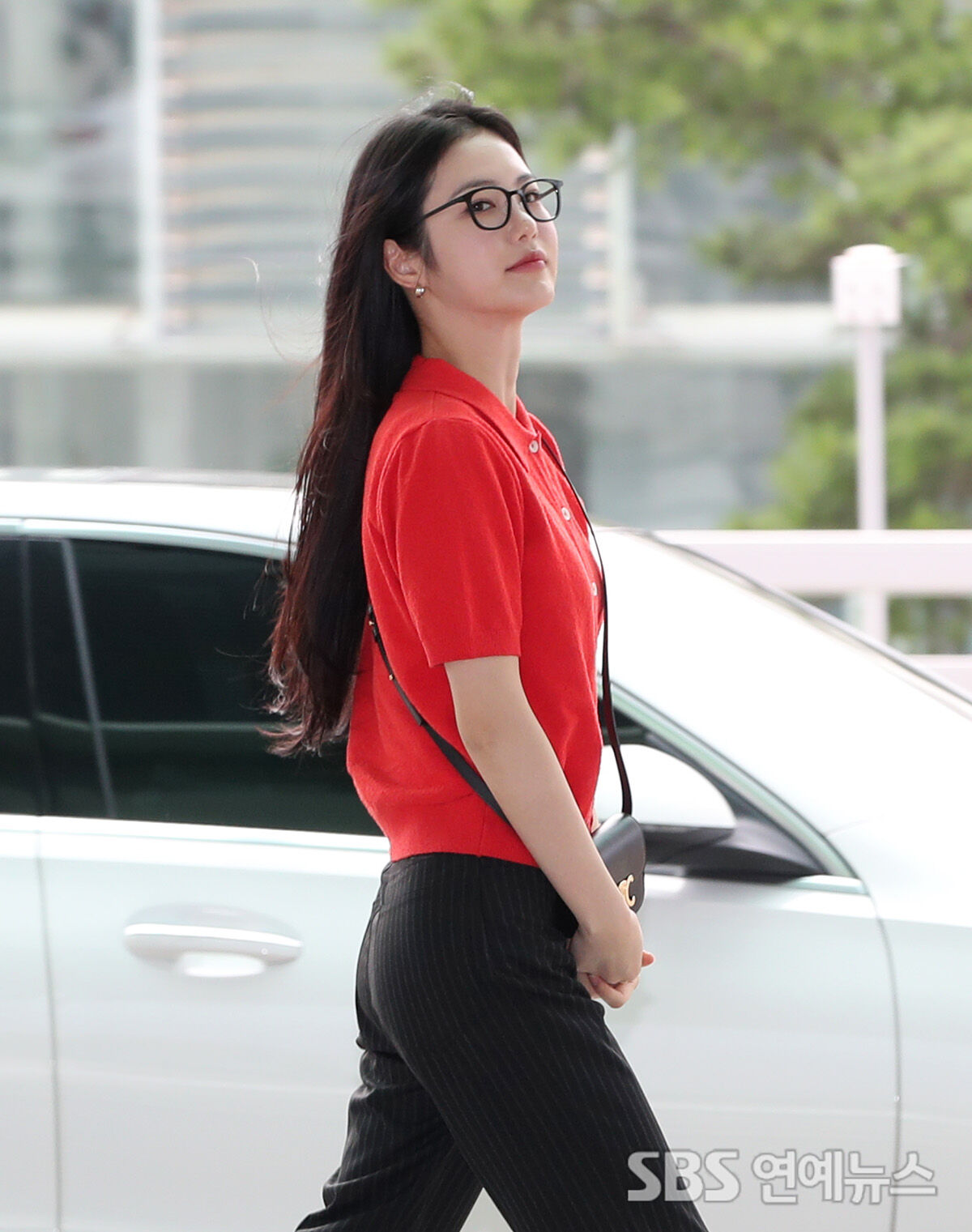 [e포토] 신예은 가을을 부르는 레드