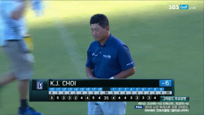 SBS 스포츠 골프 뉴스 : 전체뉴스 : [PGA] 최경주, 노던 트러스트 오픈 2R '공동 7위' : SBS