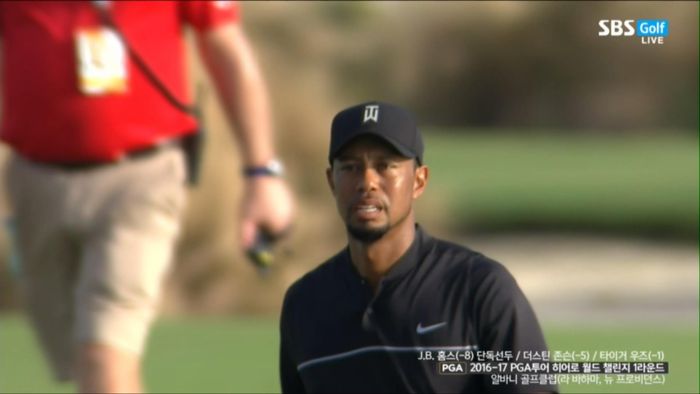 SBS 스포츠 골프 뉴스 : 전체뉴스 : [PGA] '16개월 만의 복귀' 타이거 우즈, 1오버파 부진 : SBS