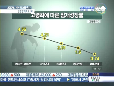 "한국, 2050년 세계 '최고령국' 경고" - SBS Biz