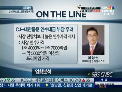 CJ, 대한통운 인수 약일까 독일까··'승자의 저주' 피해가려면 - SBS Biz