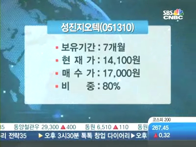 [VIP CLUB 주식상담소] 성진지오텍 - SBS Biz