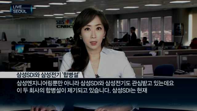 삼성SDI-삼성전기 합병설 '모락모락' - SBS Biz