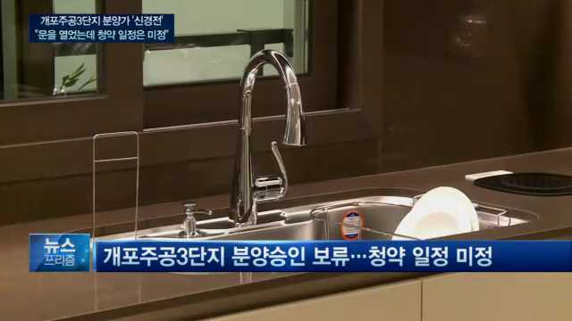 분양 승인 발목 잡힌 개포주공3단지…견본주택 열었는데 분양가 미정 Sbs Biz
