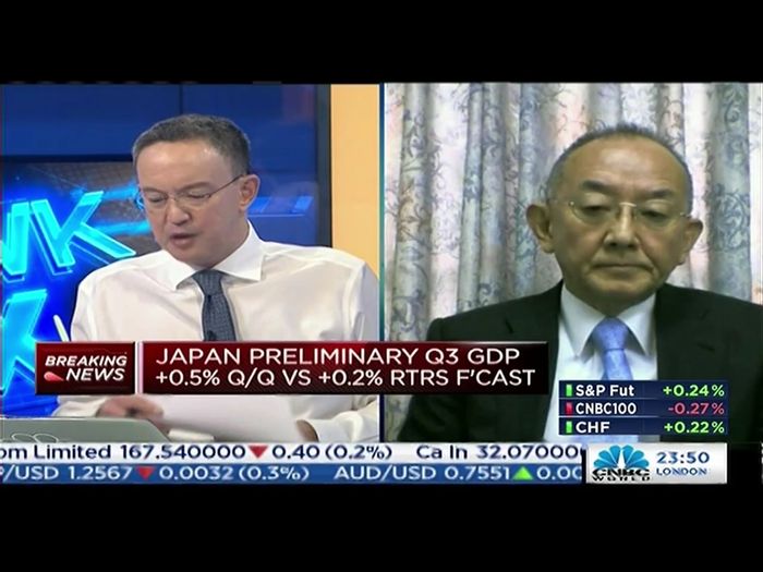 [기타]일본 3분기 GDP 전분기비 0.5% 증가, 예상치 0.2% 상회 - SBS Biz