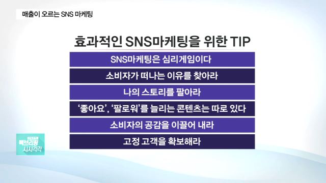 돈 안들고 매출 오르는 'SNS 마케팅' 전략은? - SBS Biz