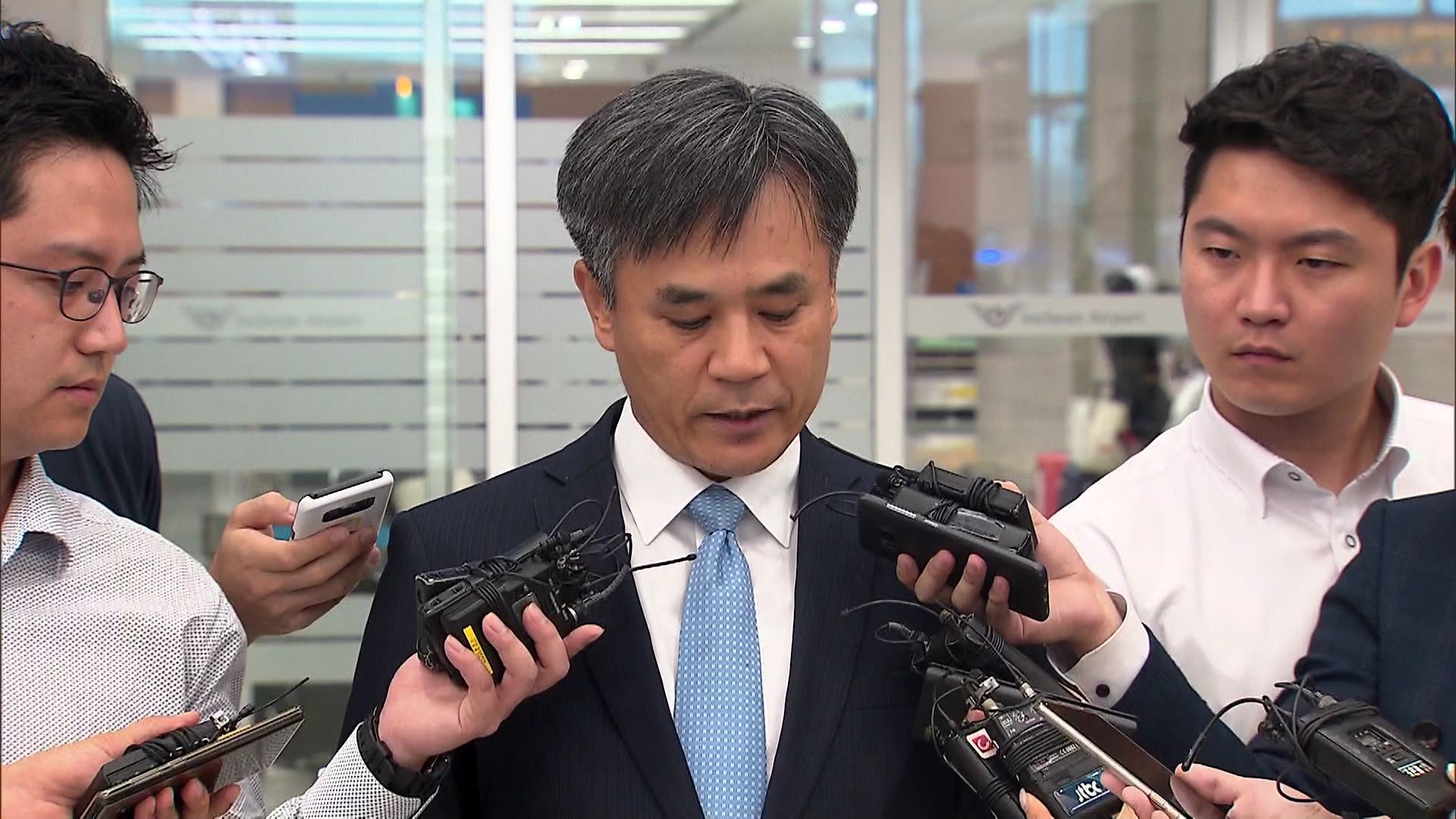 WTO 이사회 마치고 귀국한 김승호 실장…“칼 갈고 있겠다” - SBS Biz