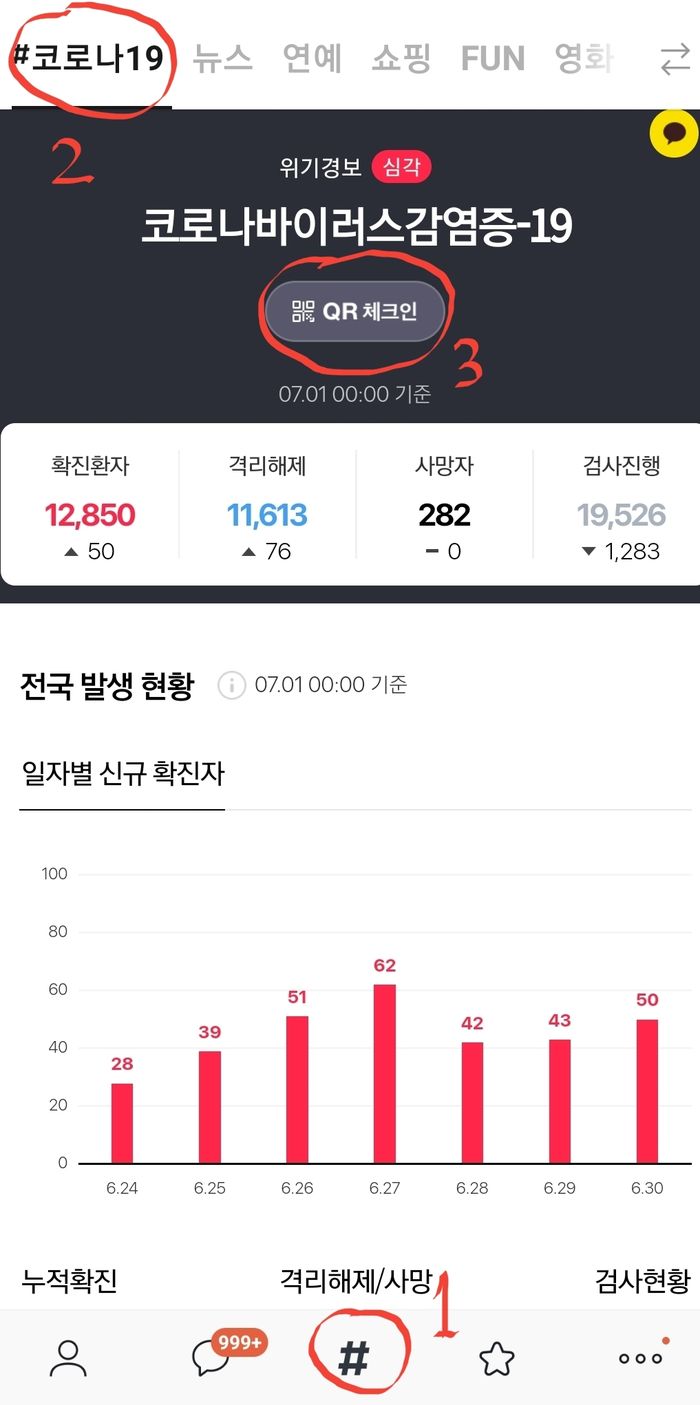 카카오톡 모든 이용자 오늘부터 코로나19 고위험 시설 QR 체크인 가능 - SBS Biz